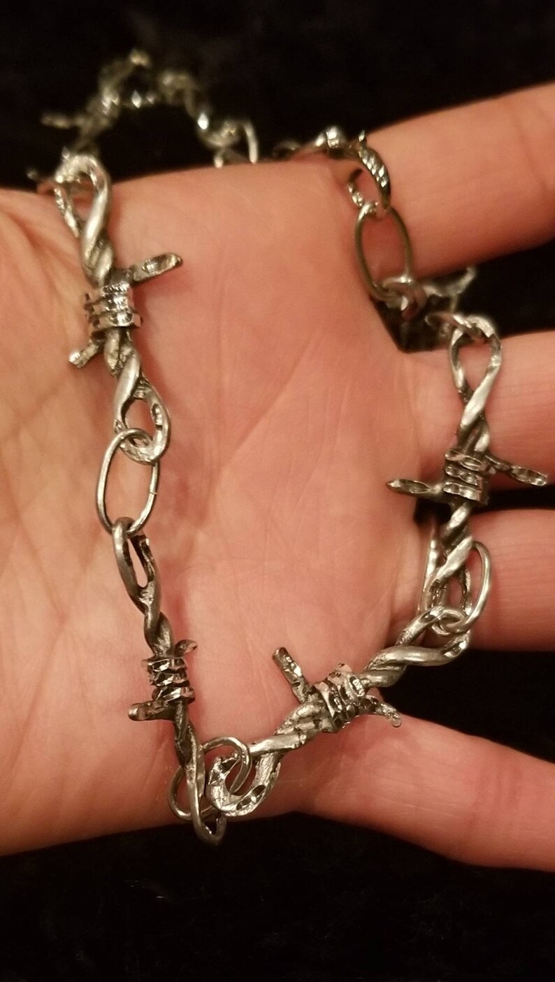 Barbed Wire Necklace - Etsy