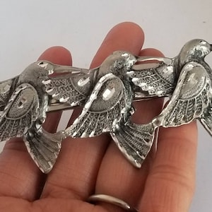 Triple Hummingbird Barrette - Etsy