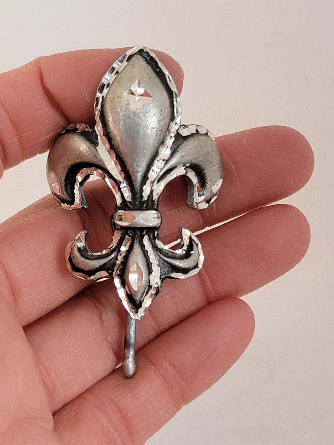 Small Fleur De Lis Pony Tail Cover - Etsy