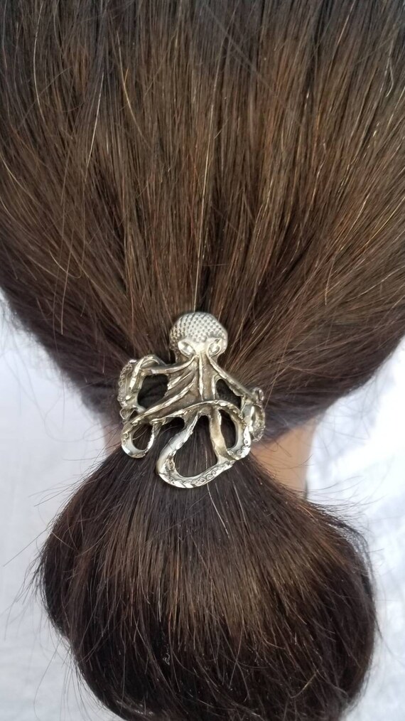 Small octopus pony tail cover | Etsy