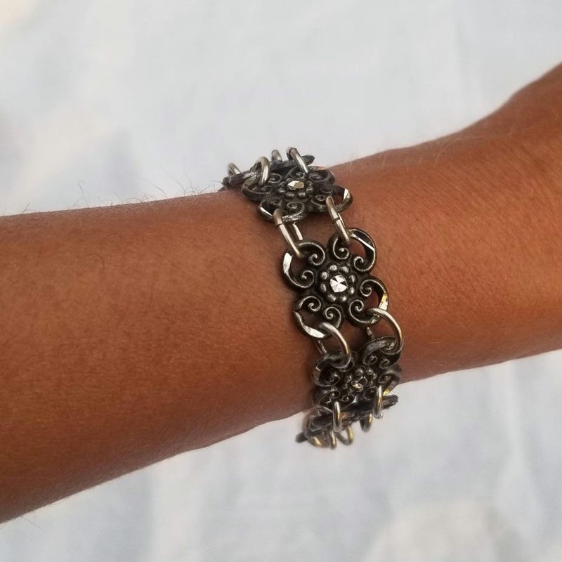 Pewter Bracelet - Etsy