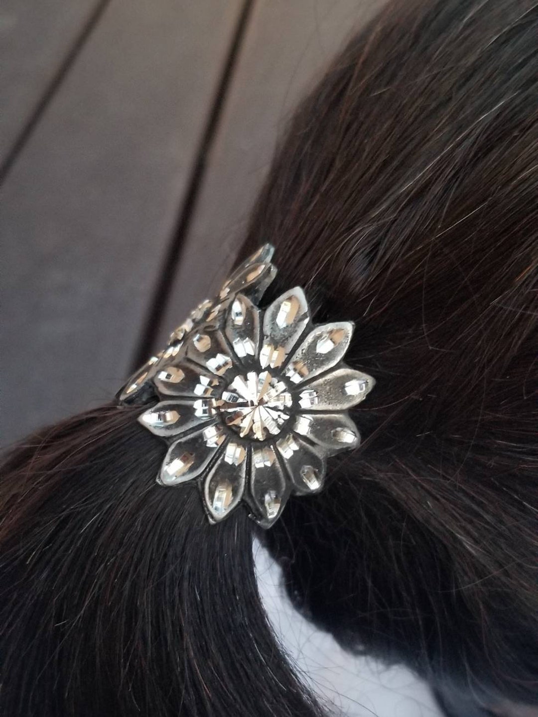 Double Sunflower Pony Tail Cover - Etsy