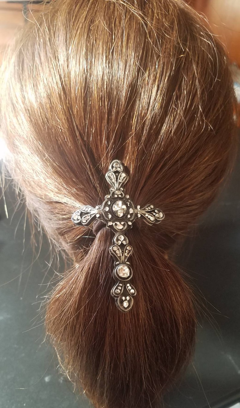 Old Style Cross Pony-tail Cover - Etsy