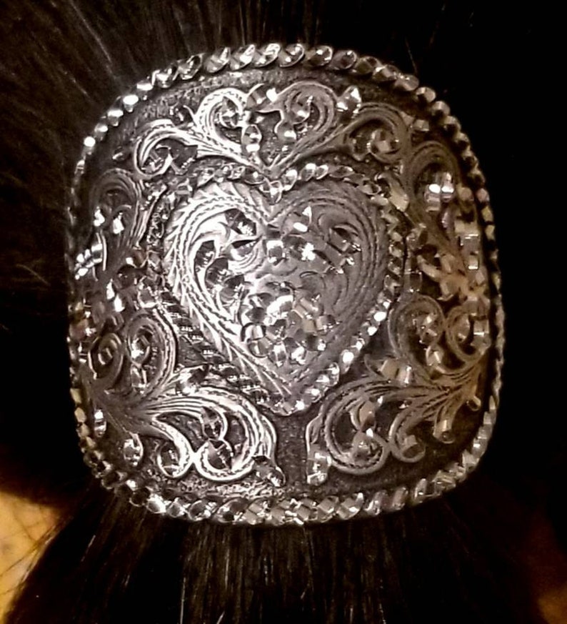 Heart Shield Pony Tail Cover - Etsy