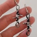 Barb Wire Earrings - Etsy