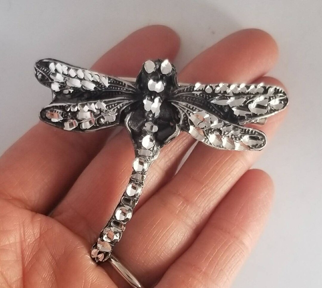 Dragonfly Barrette - Etsy