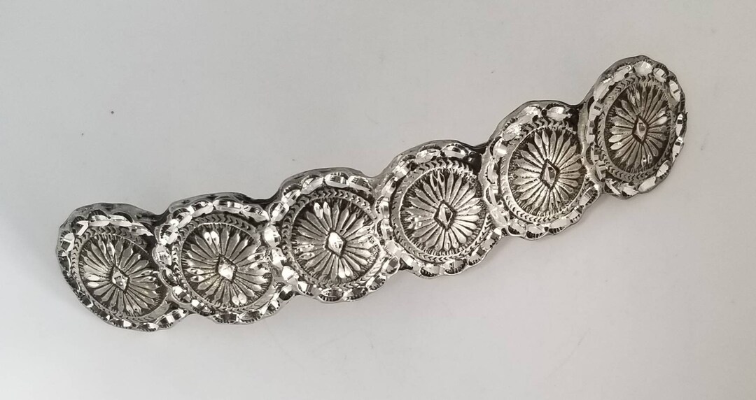 Large Concho Barrette - Etsy