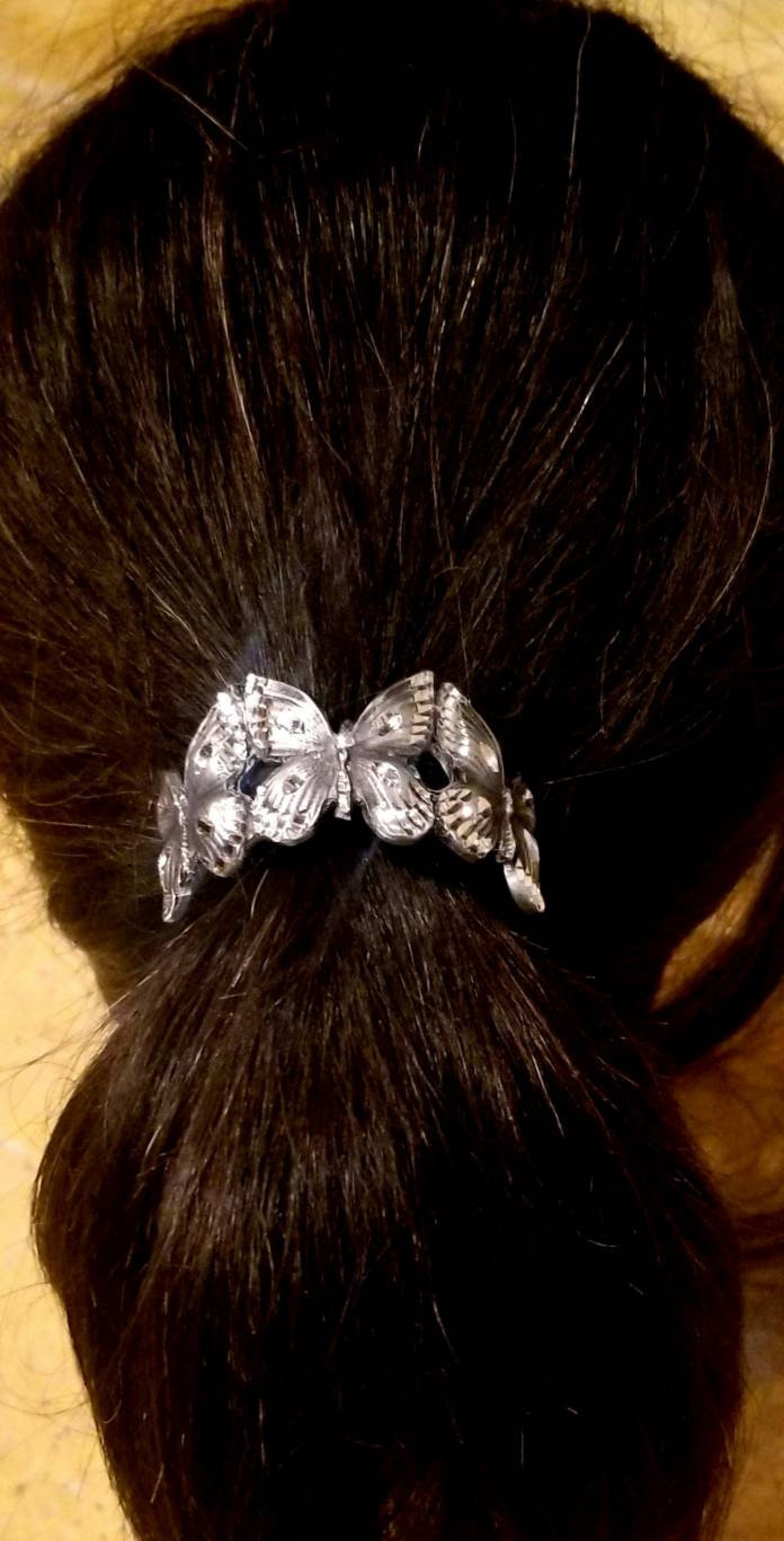 Three Butterfly Pony Tail Cover - Etsy