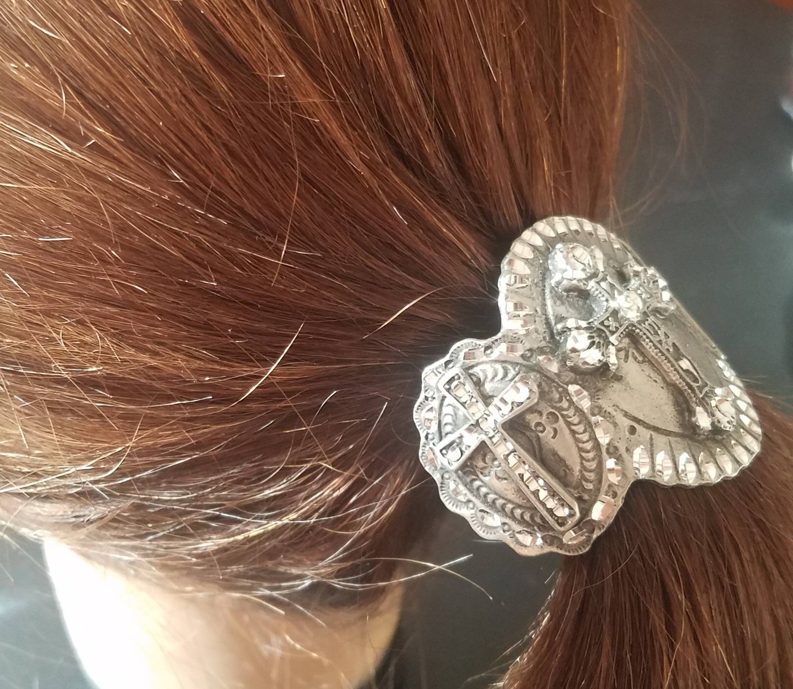 Three Cross Pony Tail Cover - Etsy