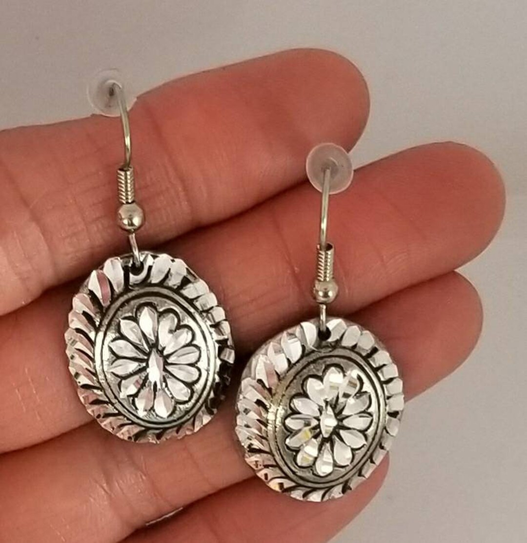 Concho Earrings #1 - Etsy