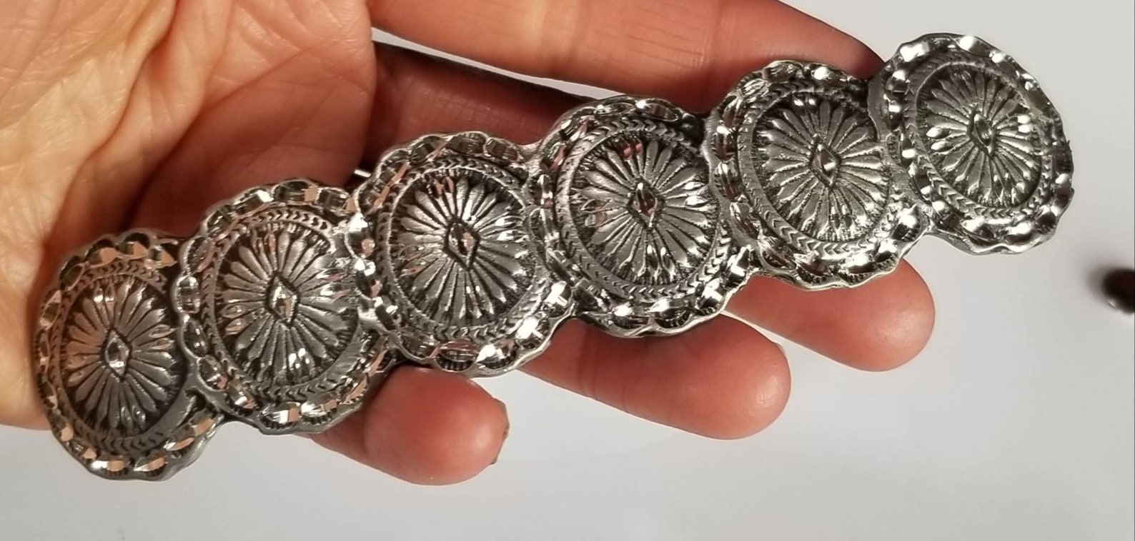 Large Concho Barrette - Etsy
