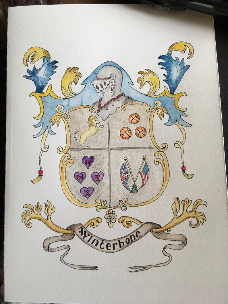 Custom, Personalized Monogram, Crest, Wedding Crest, Family Crest - Etsy