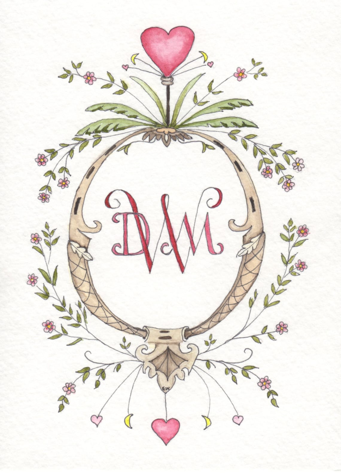 Custom Personalized Monogram Crest Wedding Crest Family - Etsy