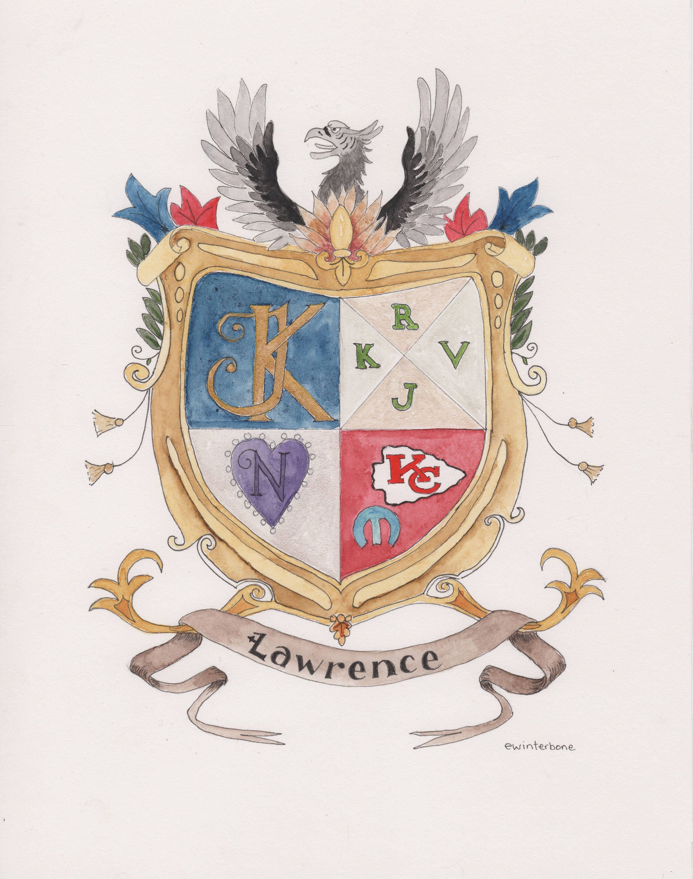 Custom, Personalized Monogram, Crest, Wedding Crest, Family Crest - Etsy