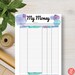 Finance Printable Planner Pack. Instant Printable 2 Pack, My Bills and ...