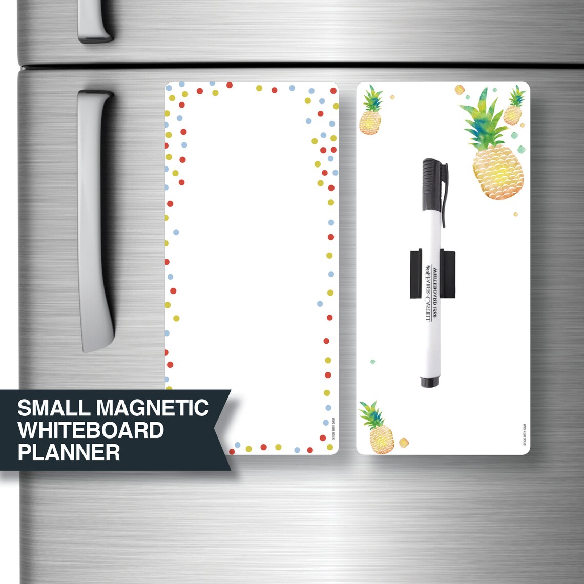 Small Fridge Magnet Whiteboard That You Can Write On - Etsy Australia
