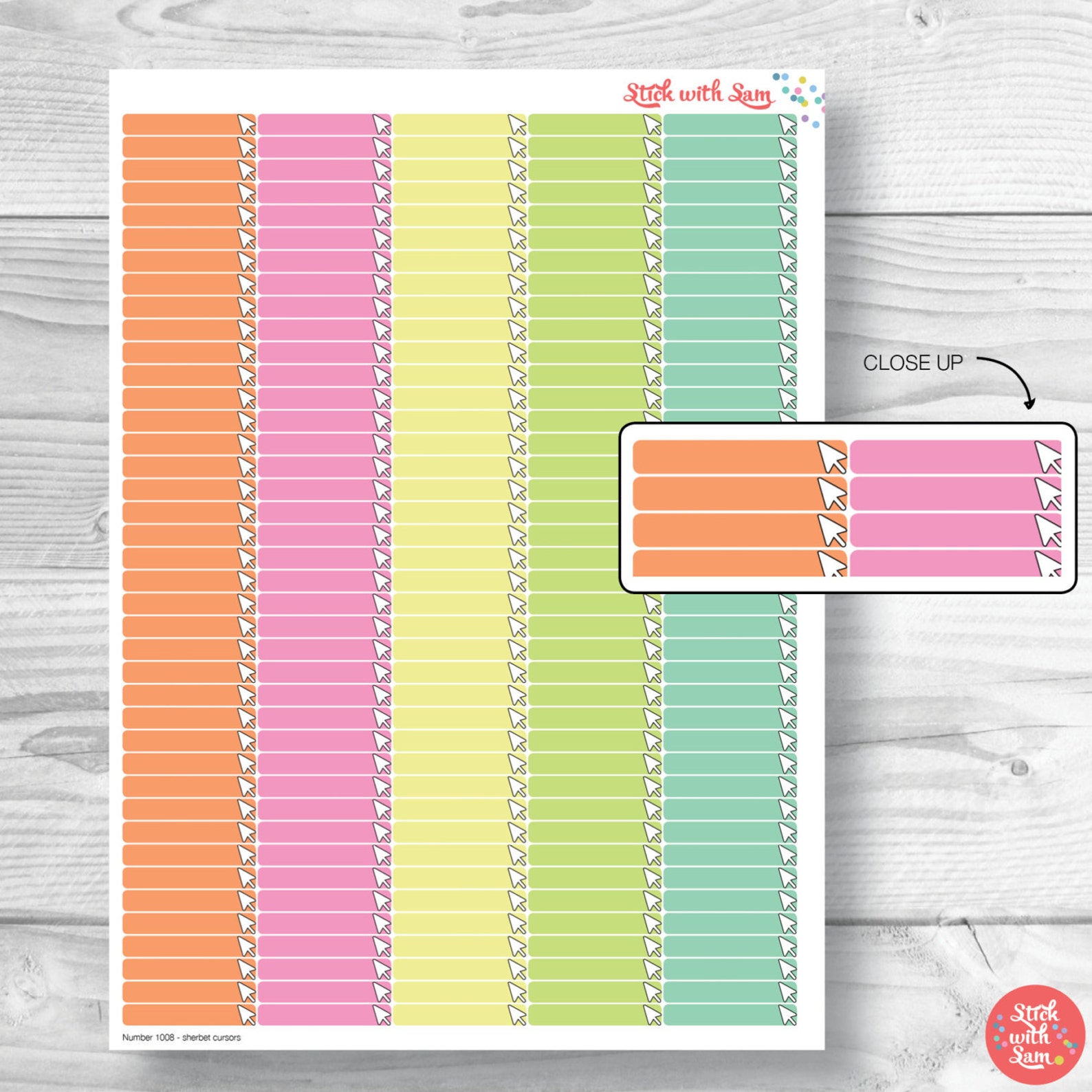 Header Printable Planner Stickers. Digital Headers for - Etsy