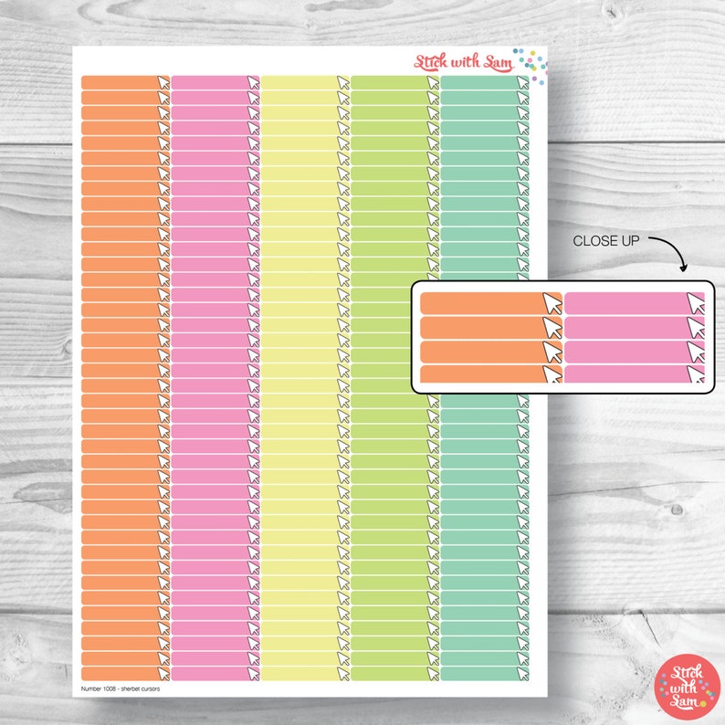 Header Printable Planner Stickers. Digital Headers for | Etsy