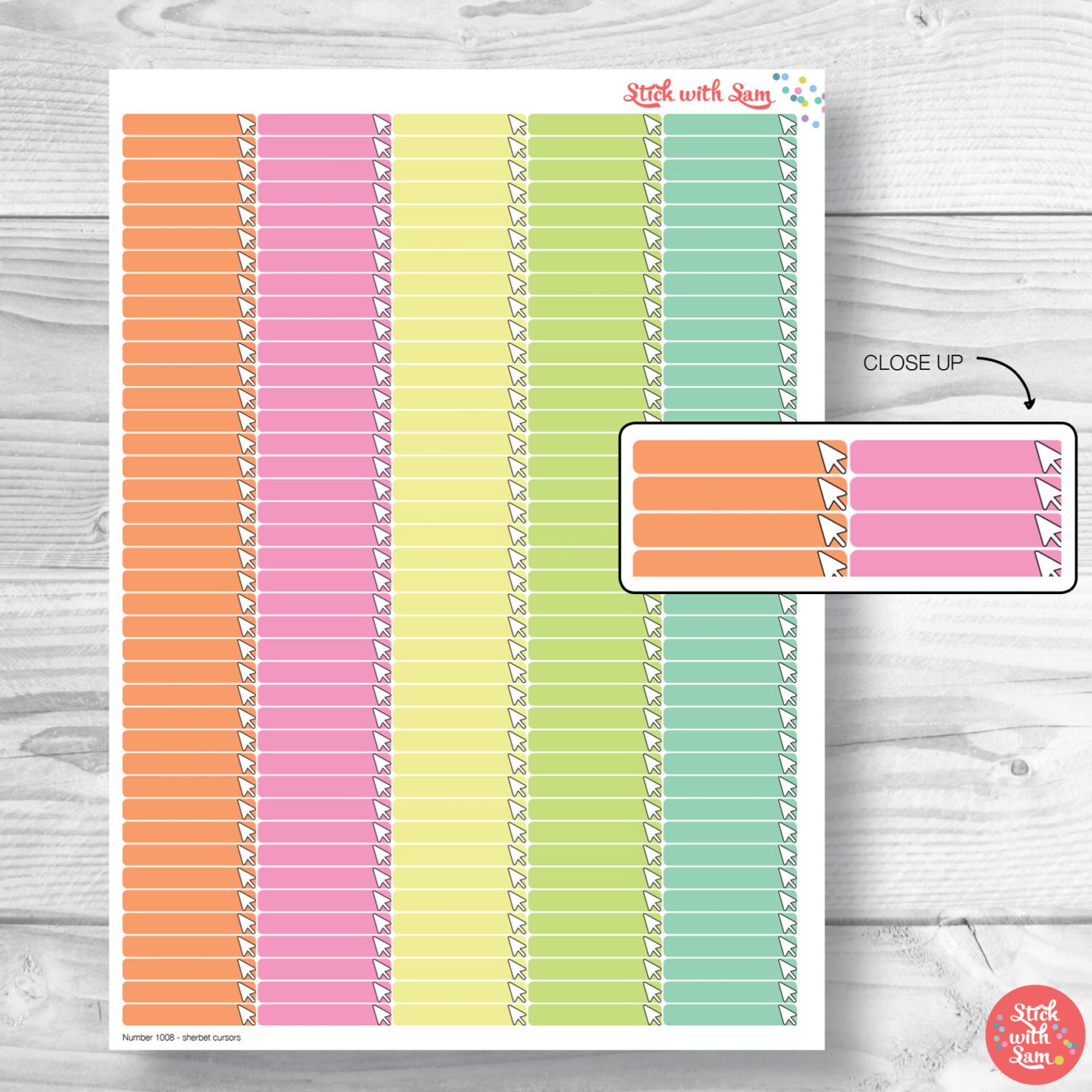 Header Printable Planner Stickers. Digital Headers for - Etsy
