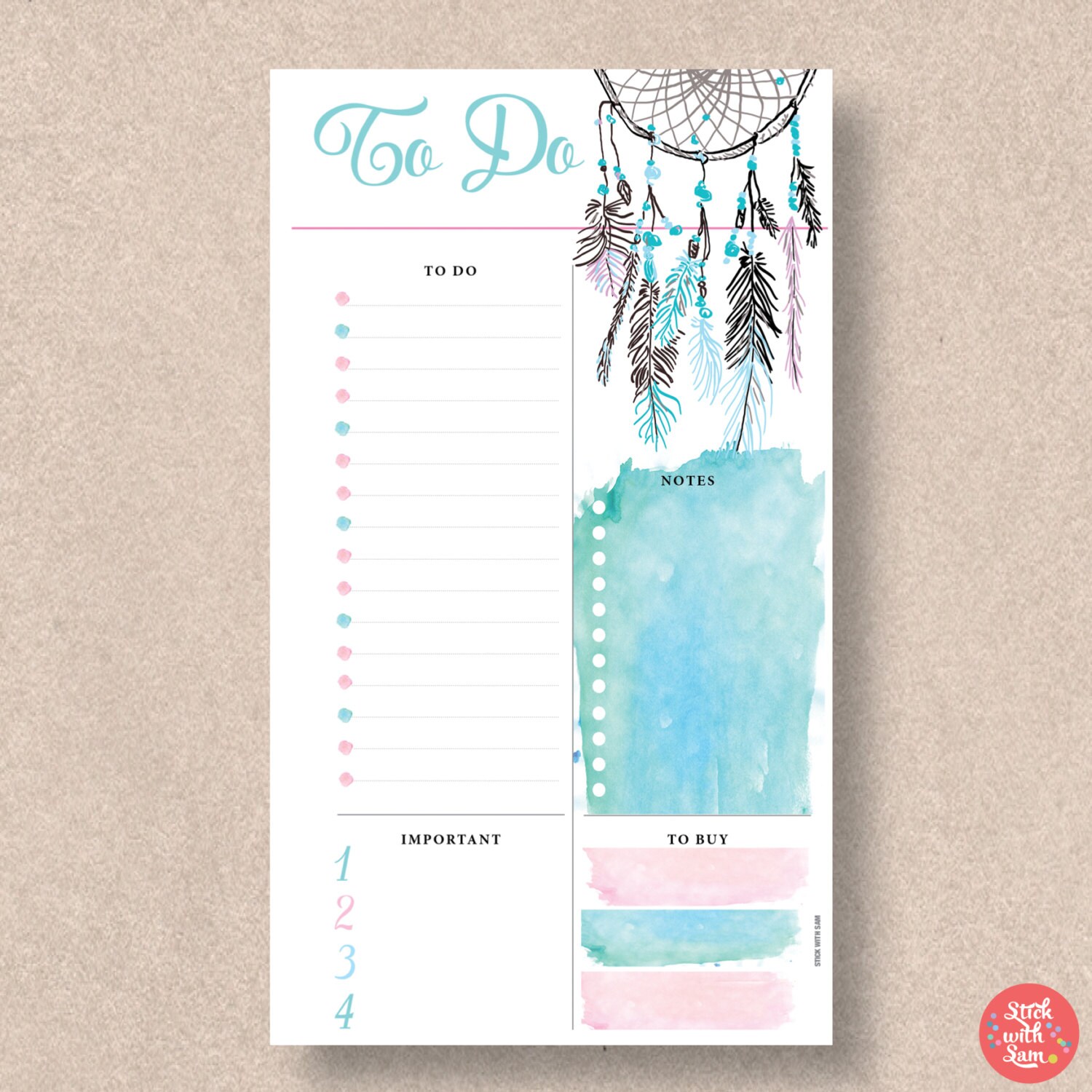 Bullet Journal Fit. to Do Page PERSONAL SIZE. Printable Page - Etsy