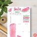 DAILY Printable Watermelon Planner. Monday Start. You Receive | Etsy