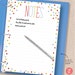 NOTES Planner Notes Page Printable Insert. Includes Sizes A5, A4, Half ...