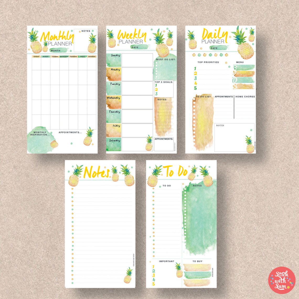 Kikki K Planner Inserts. Printable Planner Page Fits Filofax - Etsy