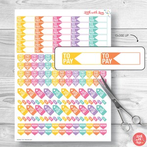 Payday Instant Printable Stickers. Colorful Payday Instant Download ...