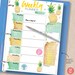 WEEKLY Pineapple Digital Instant Download. Printable Weekly Planner ...
