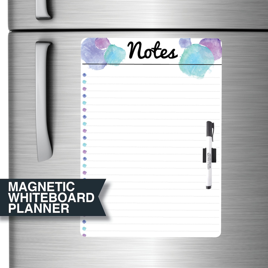 Magnetic Fridge Board. notes Whiteboard Planner. Great Housewarming ...