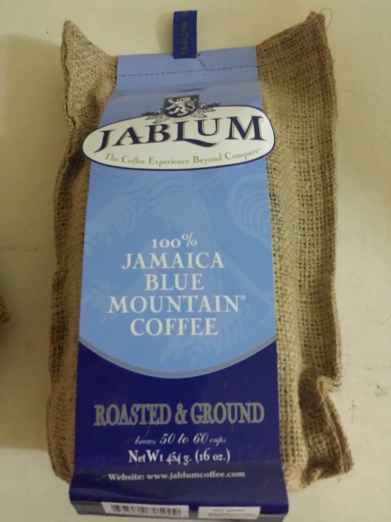 Jablum 100% Jamaican Blue Mountain Coffee Roasted & Ground 16oz - Etsy