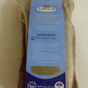 Jablum 100% Jamaican Blue Mountain Coffee Roasted & Ground 16oz - Etsy