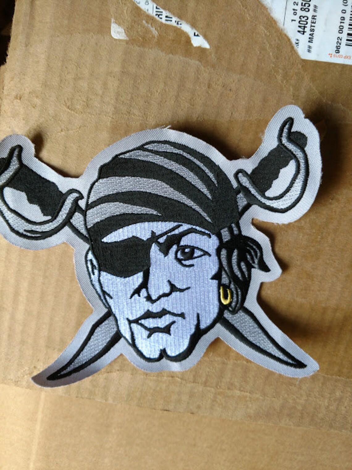 Raider Head Embroidered Patch 6 Inch Vintage - Etsy