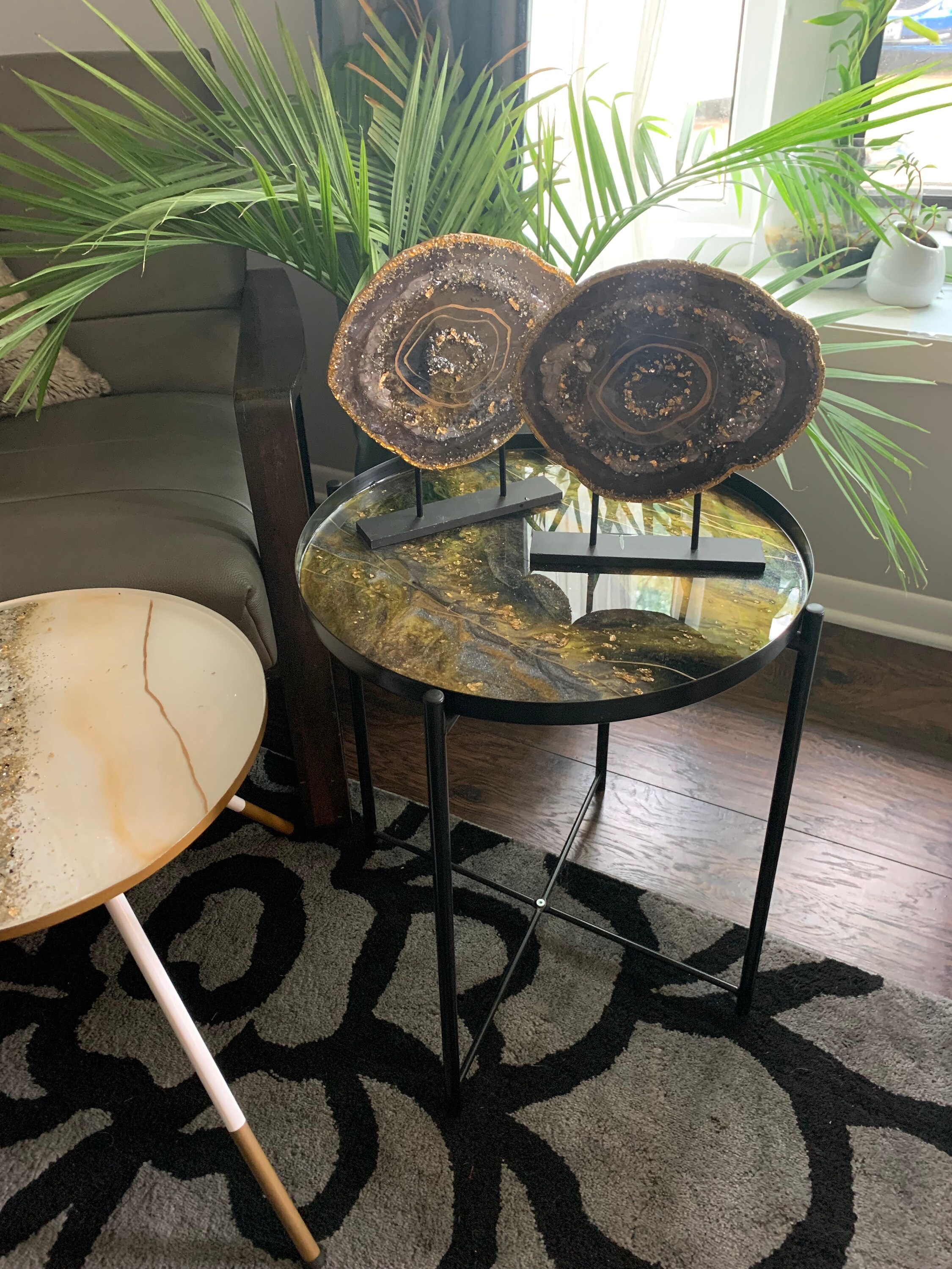 Agate Geode Resin/epoxy Table Decor - Etsy