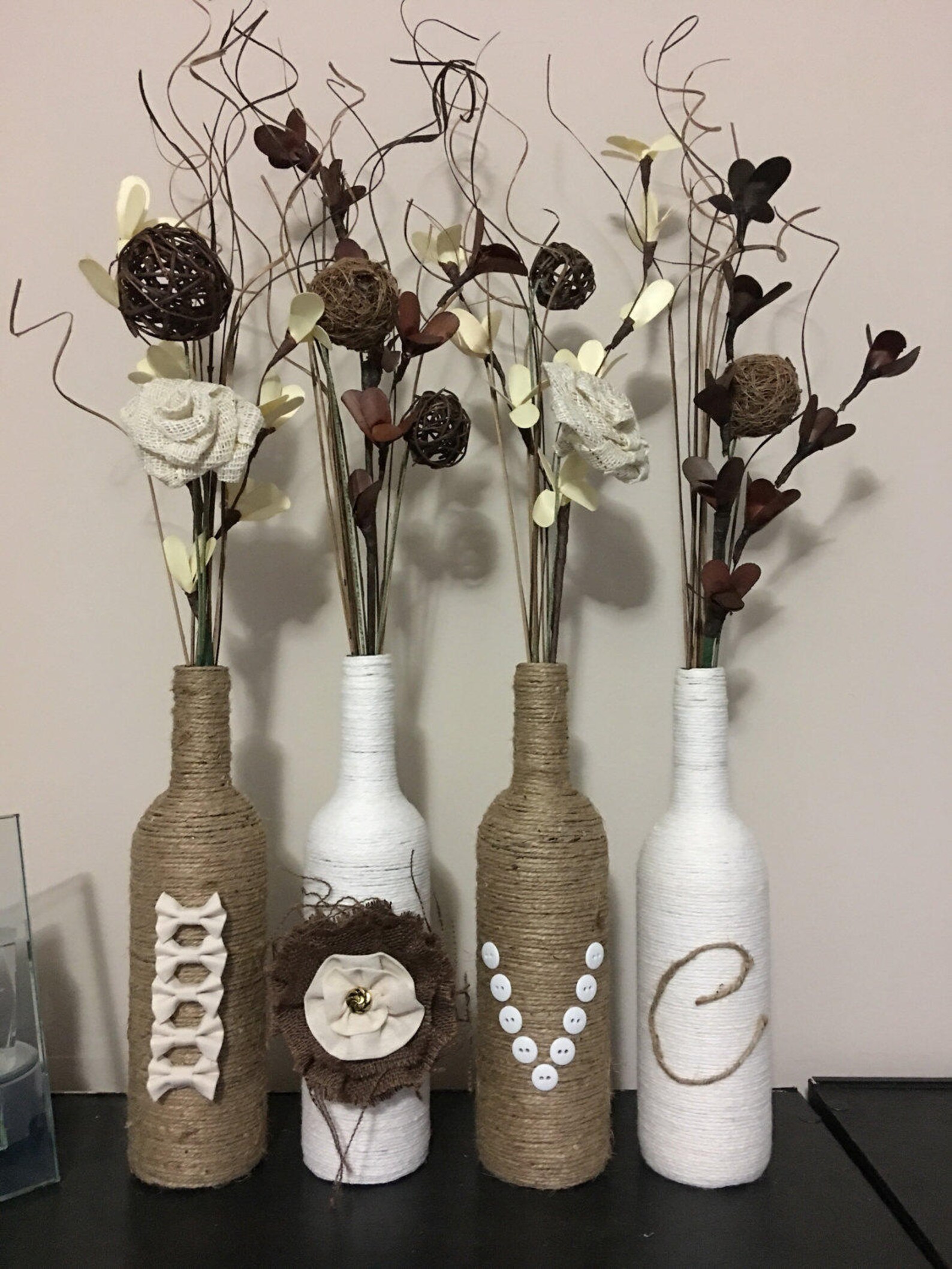 Love Upcycled Wine Bottles - Etsy