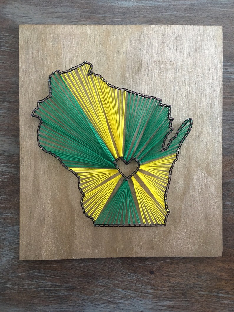 Handmade String Art (about 11.75in Square) - Etsy