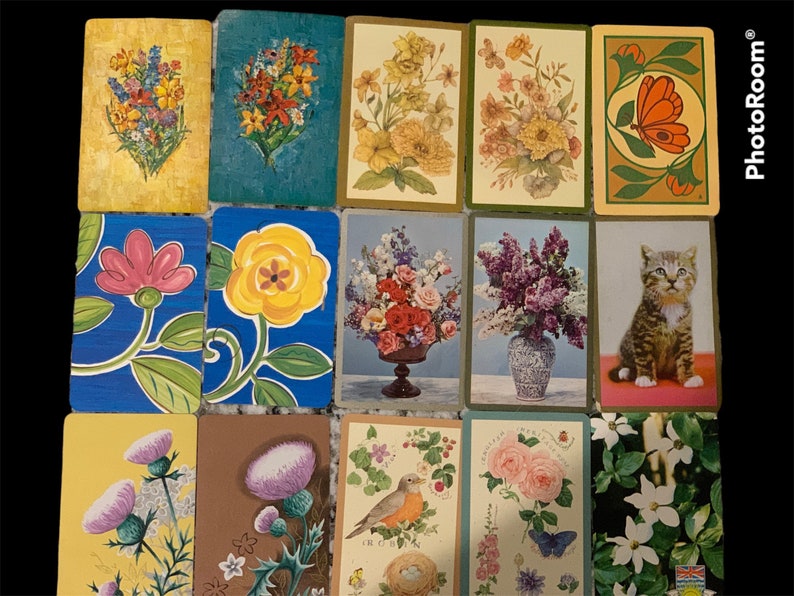 Vintage Playing Cards Set of 22 - Etsy