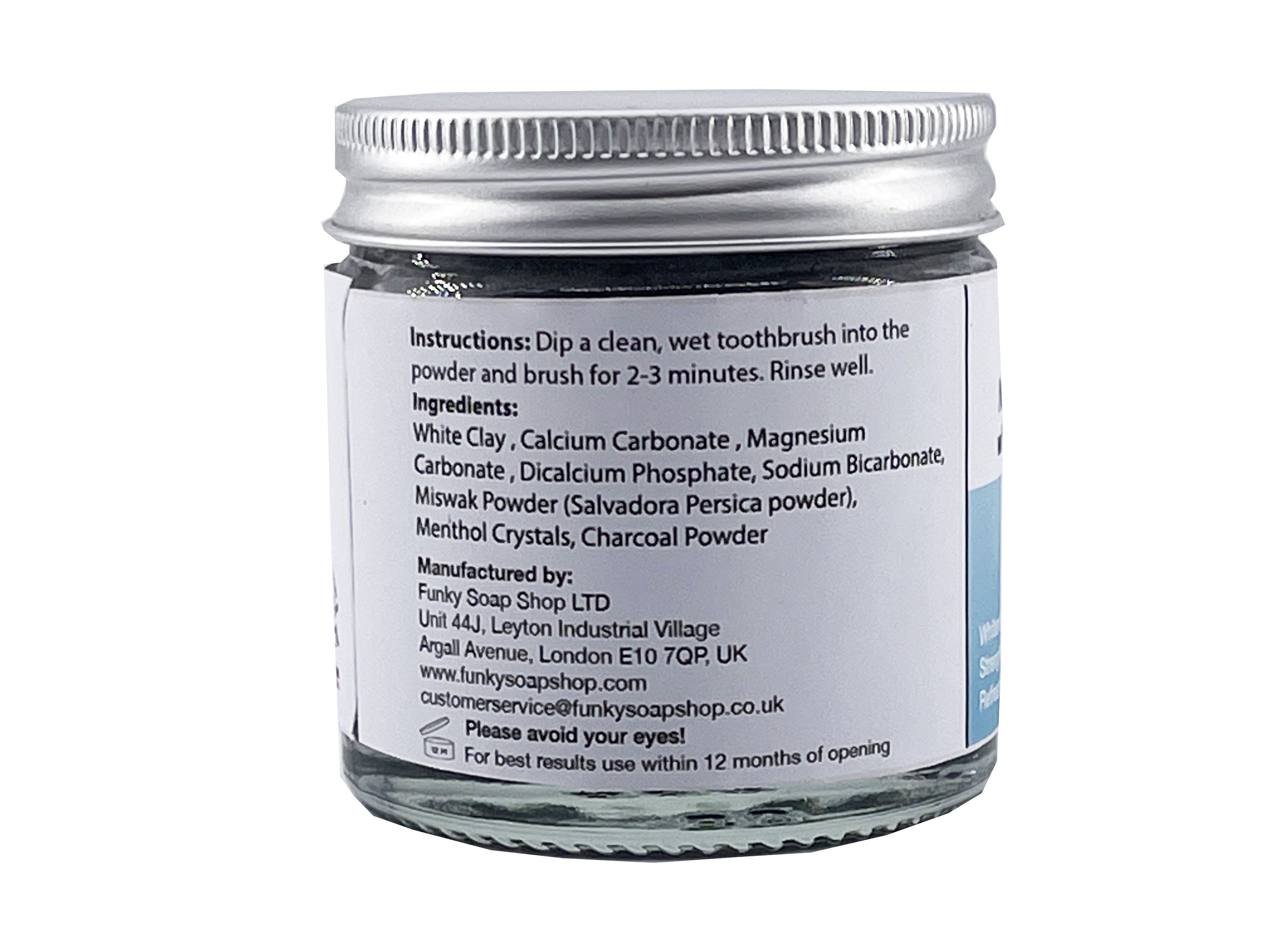 Charcoal and Miswak Natural Tooth Powder 60ml - Etsy