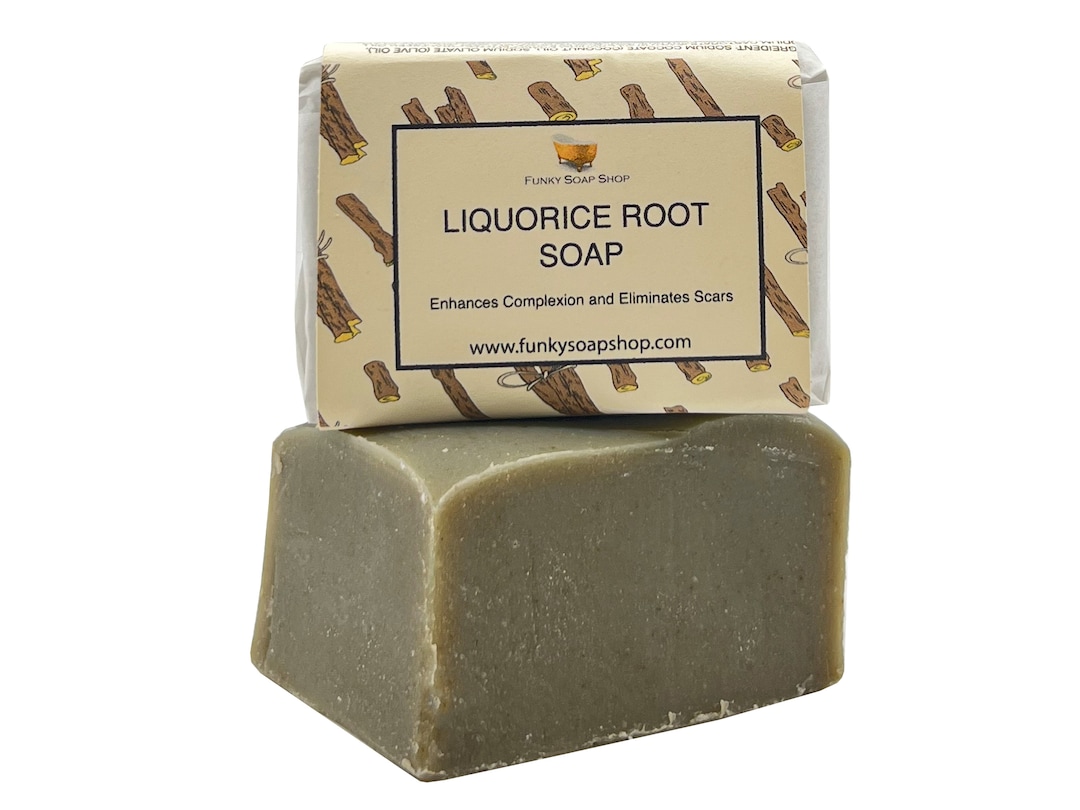 Liquorice Root Complexion Soap Bar, 100% Natural Handmade, 120g - Etsy