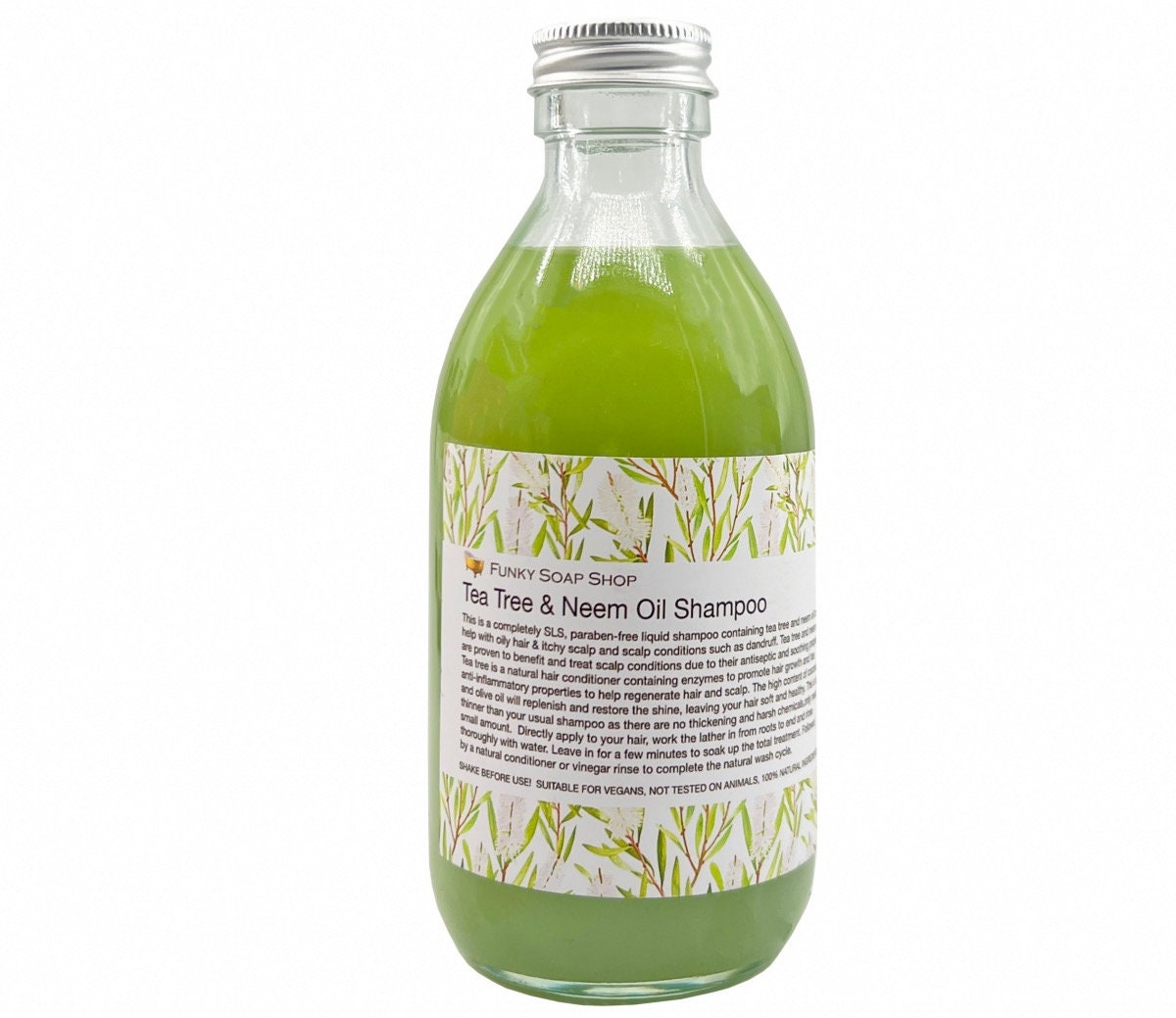 Tree Oil Shampoo Green Bottle