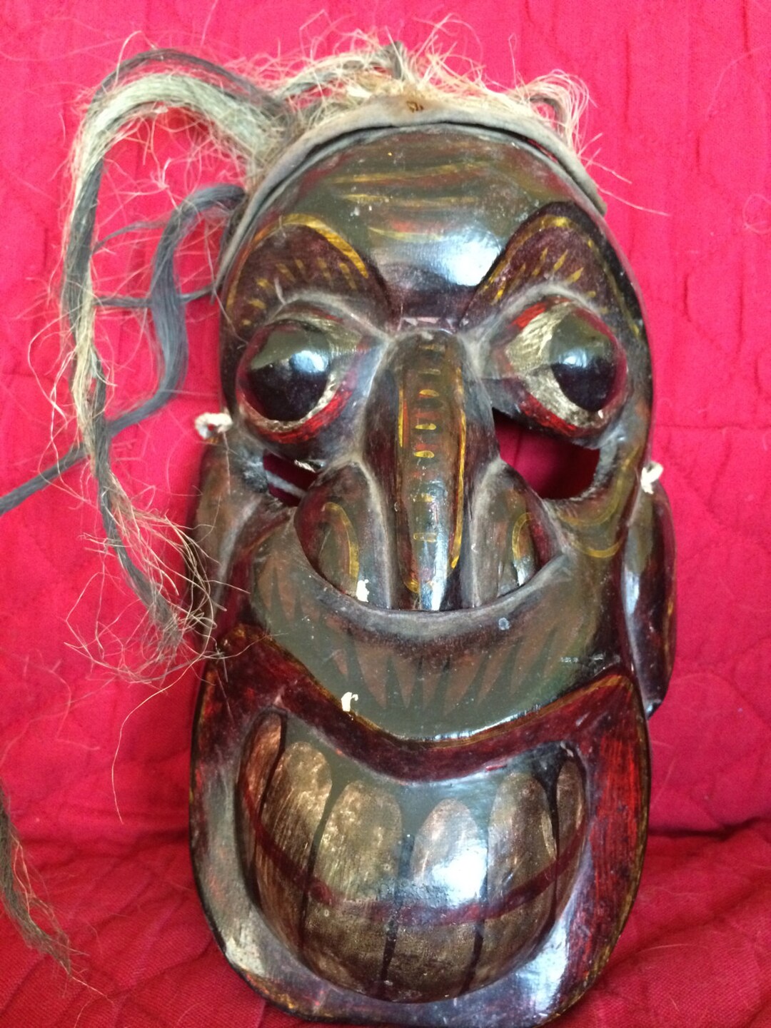 South East Asia Mask, Hair Mask, Vintage Mask - Etsy