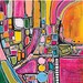 Large Colorful Vibrant Wall Art Print Bold Bright Abstract Modern ...