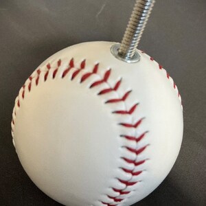 Authentic Baseball Curtain Finials (set of 2) With 1/4"-20 Screw Posts ...