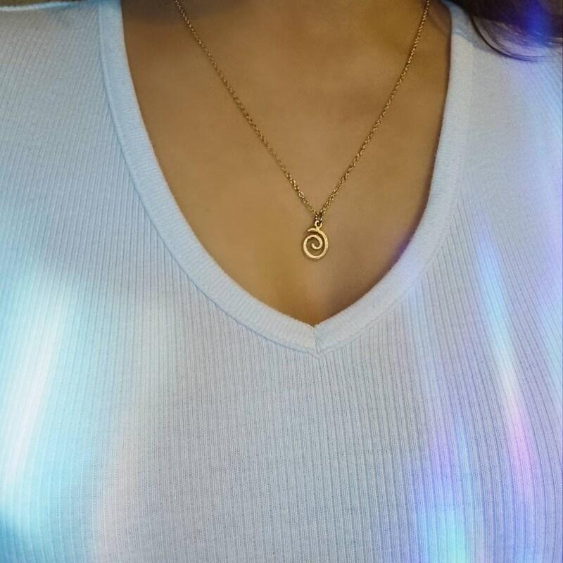 Spiral Necklace - Etsy