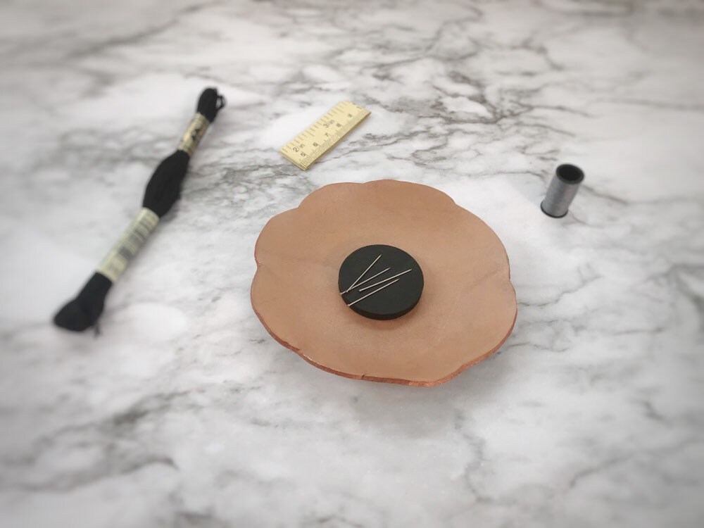 Flower Magnetic Pin Dish Magnet Stitch Minder Bowl | Etsy