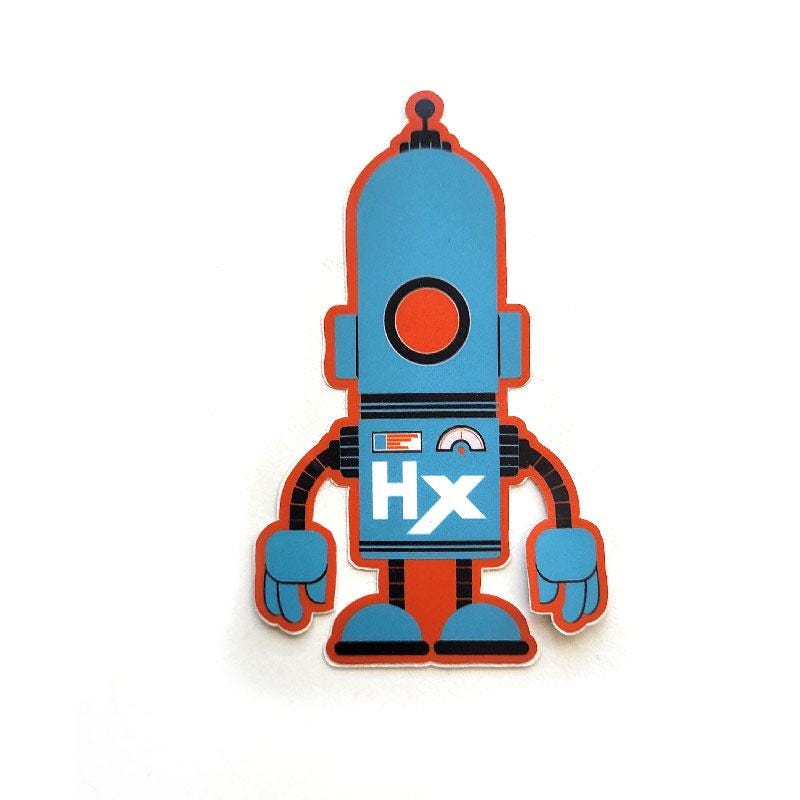 Sticker - HX Bot - Orange - Etsy