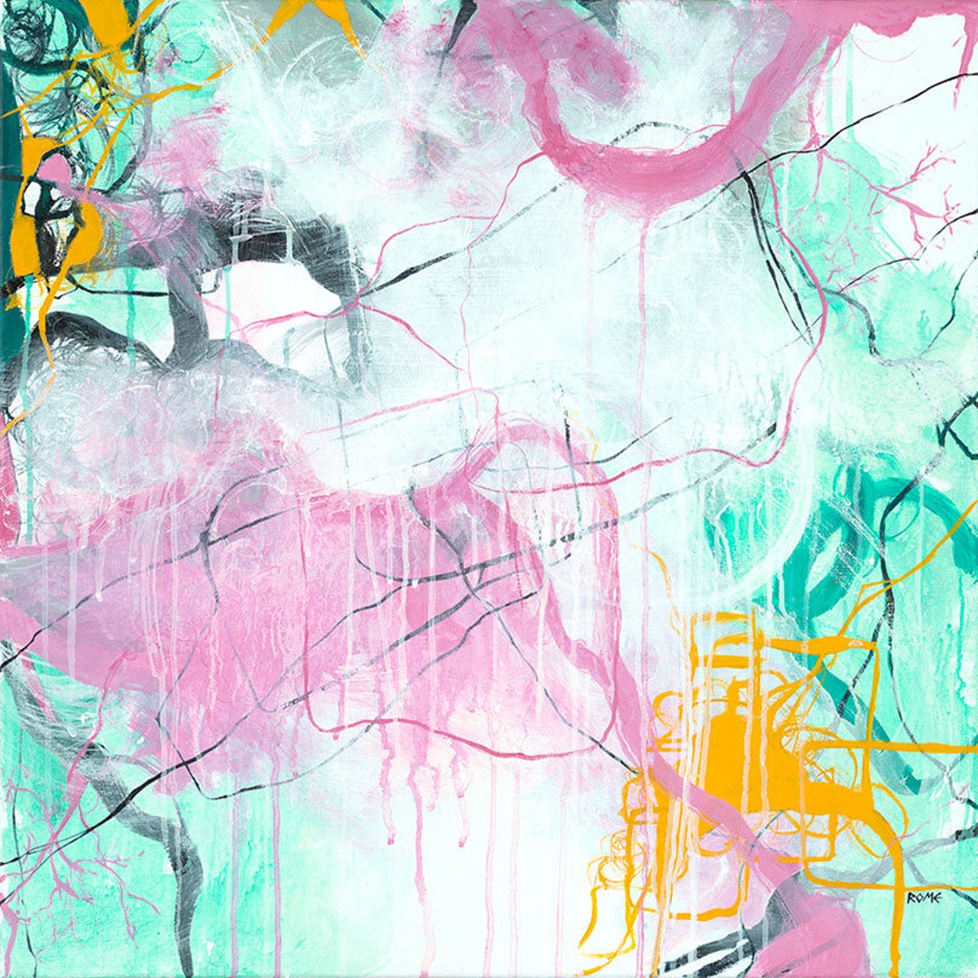 Chrystarium - Biomorphic Abstract Art - Etsy