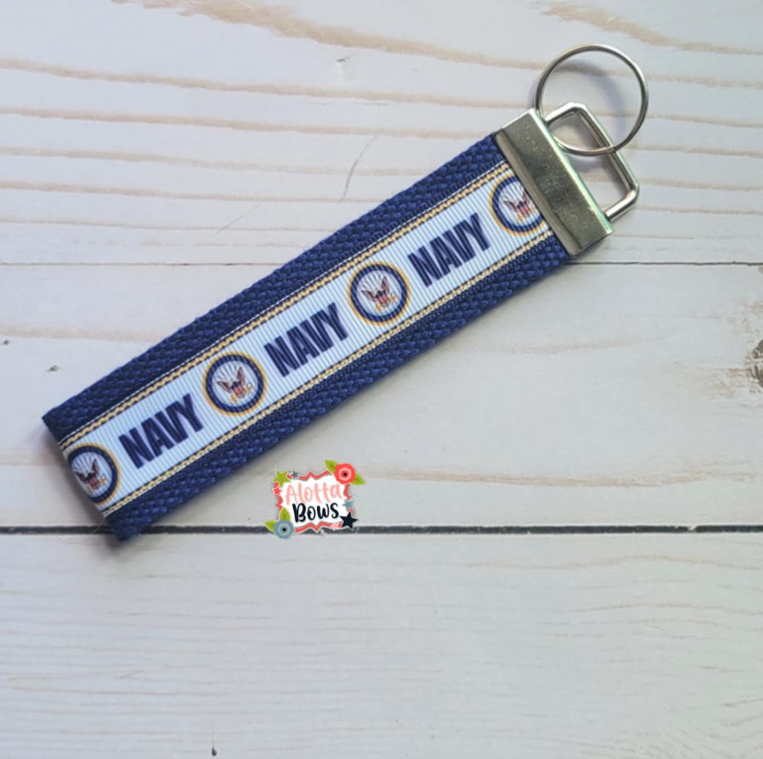 Navy Keyfob, Navy Keychain, Navy, Sailor Keychain, Sailor, Military ...