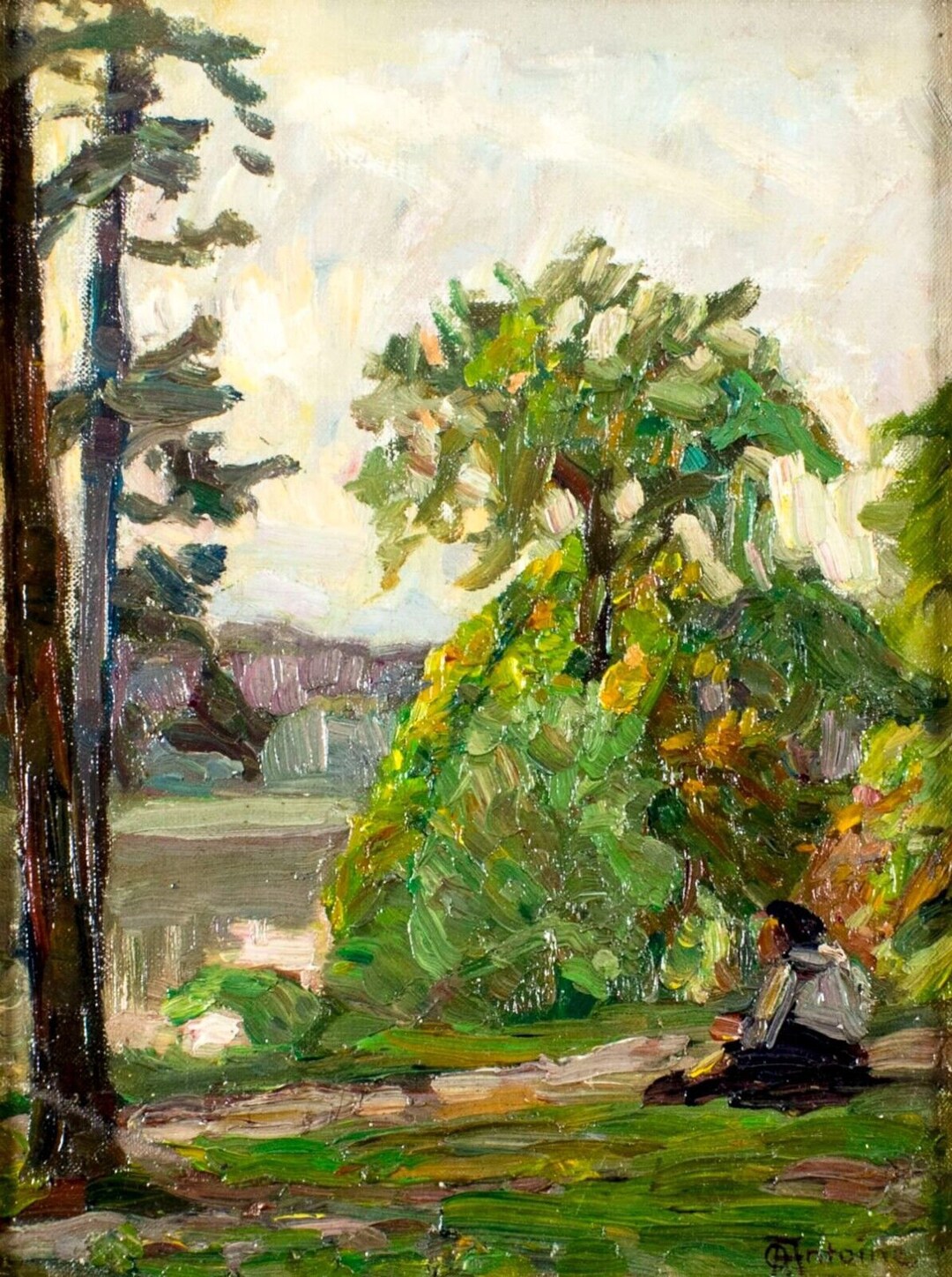 Otto Antoine german1865-1951 Oil Painting Antique 119797 - Etsy