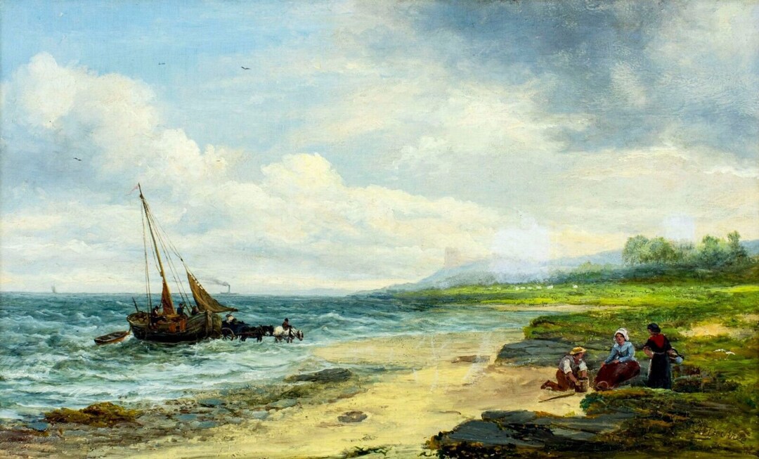 Mark Edwin Dockree UK1858-1890 Oil Painting Antique 120165 - Etsy